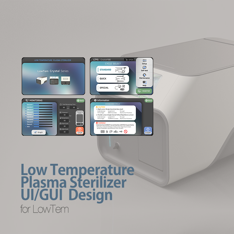 Low Temperature Plasma Sterilizer UI_GUI Design for LowTem